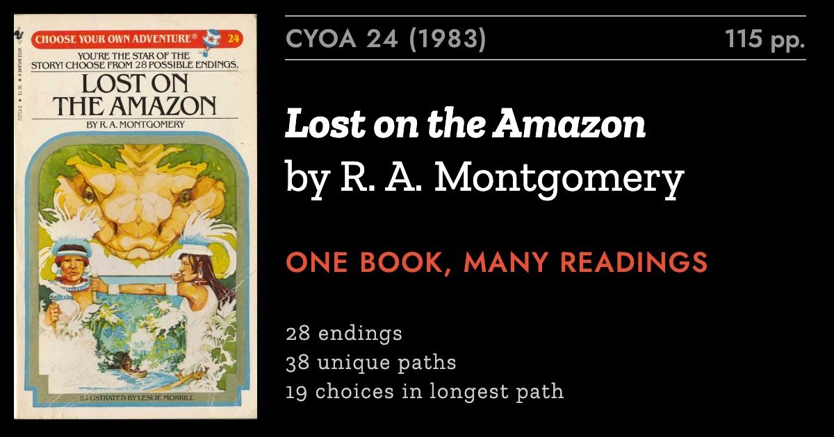 Lost on the Amazon | CYOA