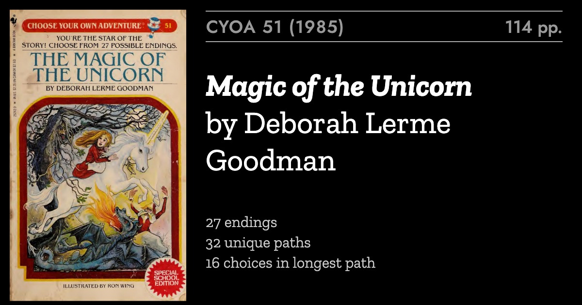 Magic of the Unicorn | CYOA